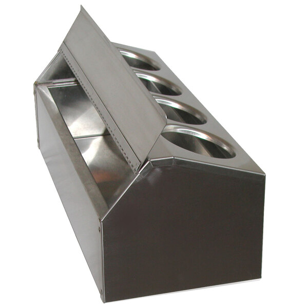 Steril-Sil CC-LTC-4 4-Compartment Insulated Stainless Steel Ice-Cooled ...