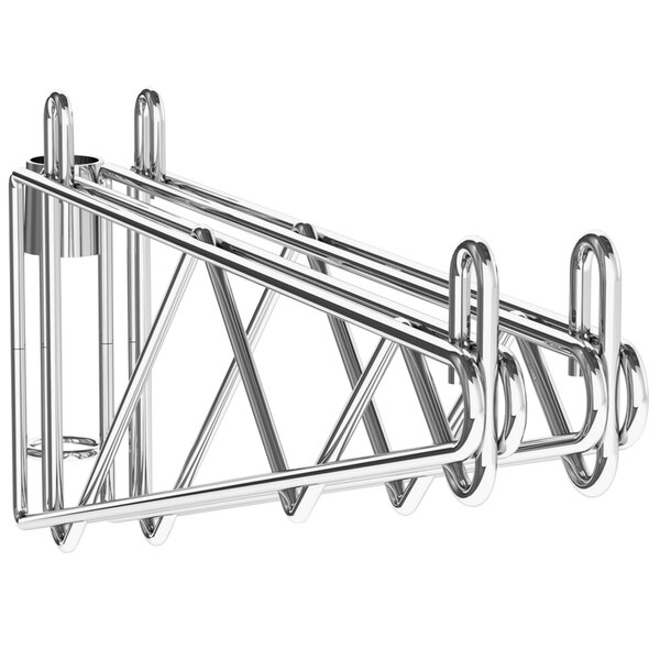 Metro 2WS18C Post-Type Shelf Support for Adjoining Super Erecta Chrome ...