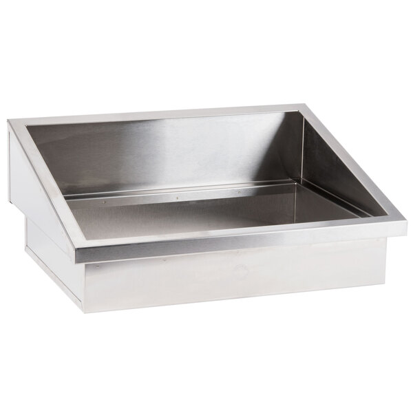 Steril-Sil E1-DDA-2V Stainless Steel Drop-In Angled Countertop ...