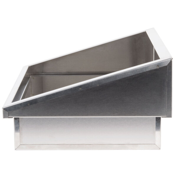 Steril-Sil E1-DDA-2V Stainless Steel Drop-In Angled Countertop ...