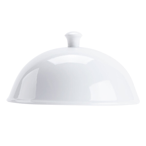 CAC TST-W23-LID Transitions 7 1/2" Bright White Porcelain Lid for Wide ...