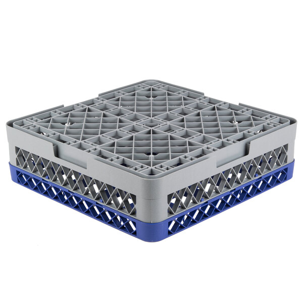 Noble Products 25-Compartment Gray Full-Size Glass Rack with 1 Blue ...