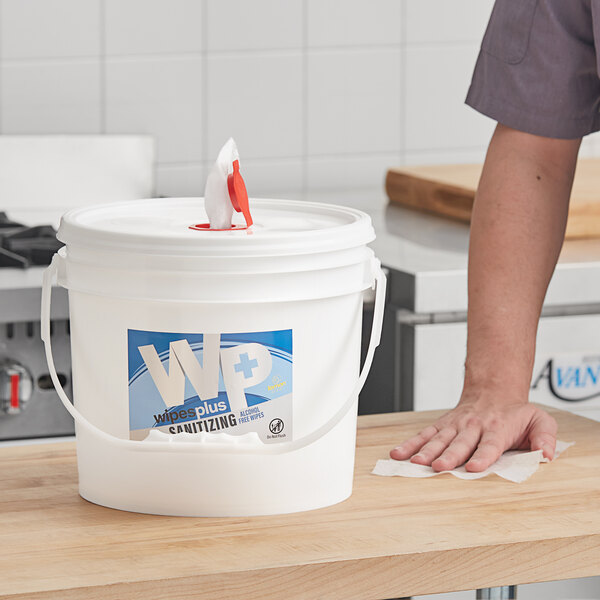 WipesPlus Empty Bucket for Disinfecting Wipes or Hand Sanitizing Wipes ...