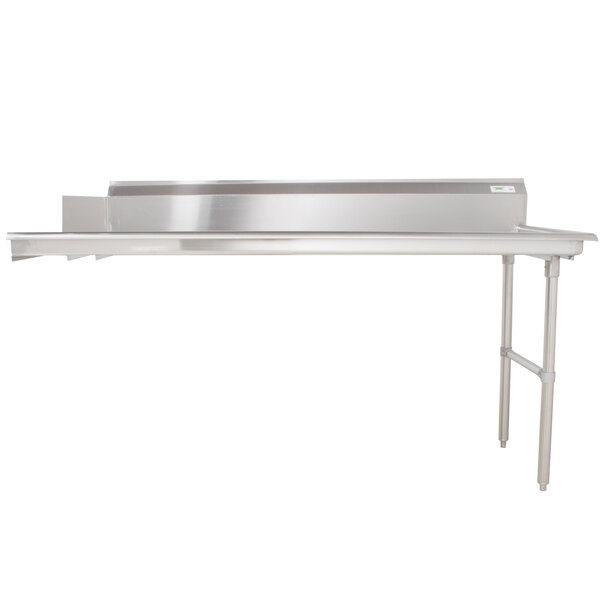 Regency 16 Gauge 6' Clean Dish Table - Right Drainboard