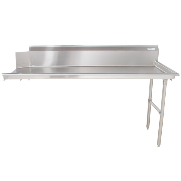 Regency 16 Gauge 6' Clean Dish Table - Right Drainboard