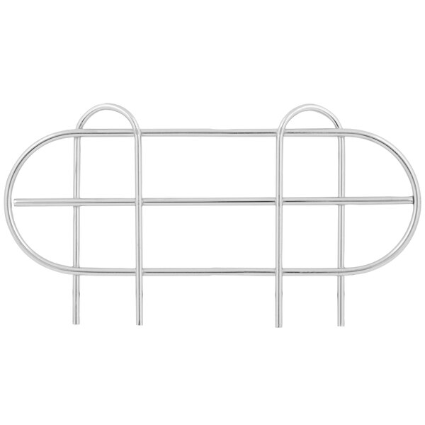 Regency 11 5/8" x 5 15/16" Chrome Wire Shelf Ledge For 14" Wire Shelving