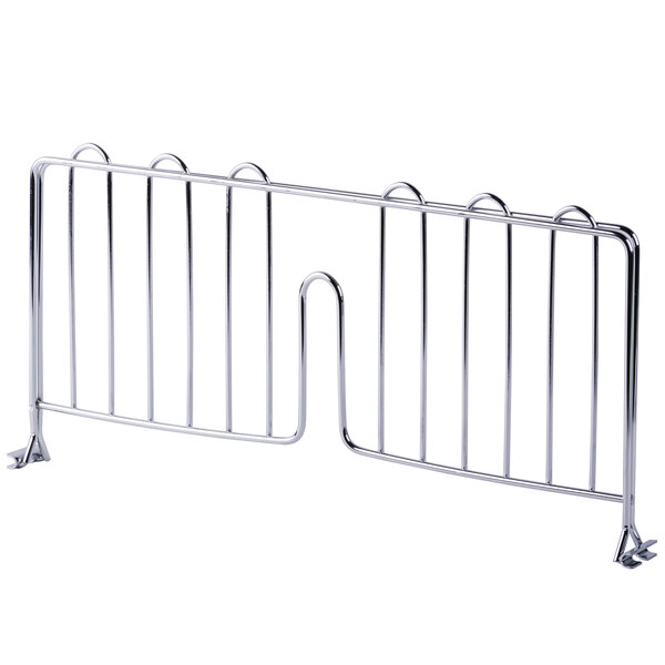 Regency 18" Chrome Wire Shelf Divider for Wire Shelving - 18" x 8"