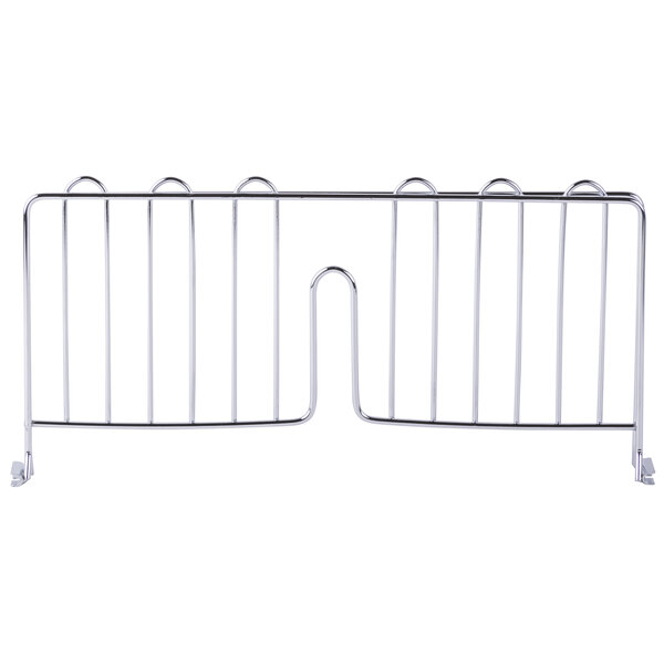 Regency 18" Chrome Wire Shelf Divider for Wire Shelving - 18" x 8"