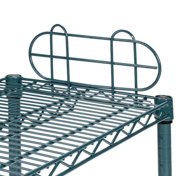 Regency 11 5/8" x 5 15/16" Green Epoxy Wire Shelf Ledge For 14" Wire ...