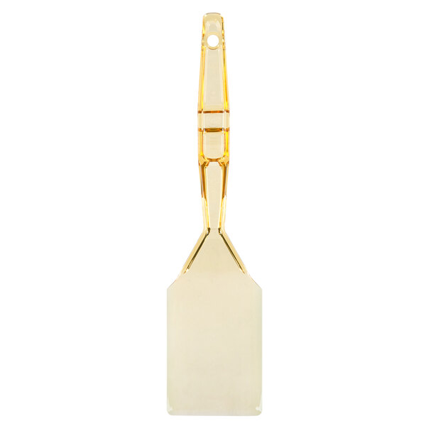 Cambro SPA14 14" Amber High Heat Solid Turner / Spatula