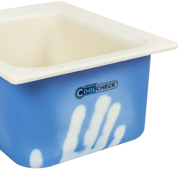 Carlisle CM1101C1402 Coldmaster CoolCheck 1/2 Size White Cold ABS ...