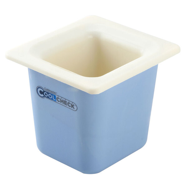 Carlisle CM1104C1402 Coldmaster CoolCheck 1/6 Size White Cold ABS ...