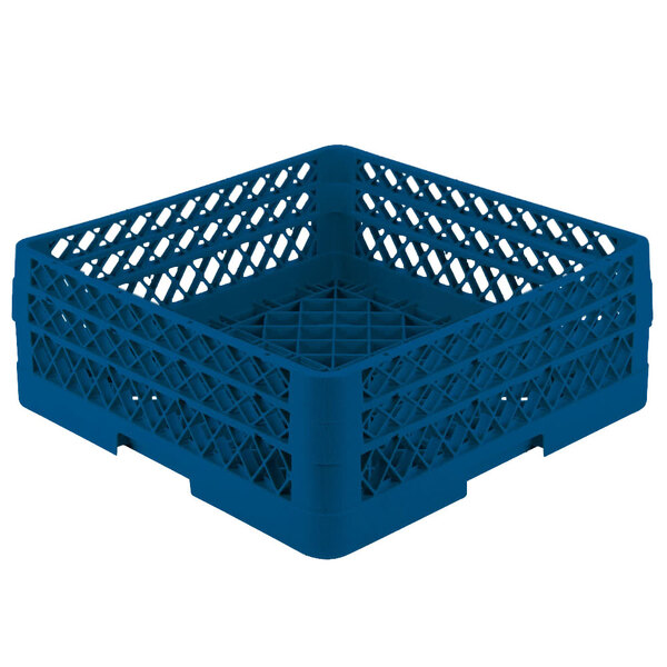 Vollrath TR1AA Traex® Full-Size Royal Blue 7 1/4" Open Rack with 2 ...