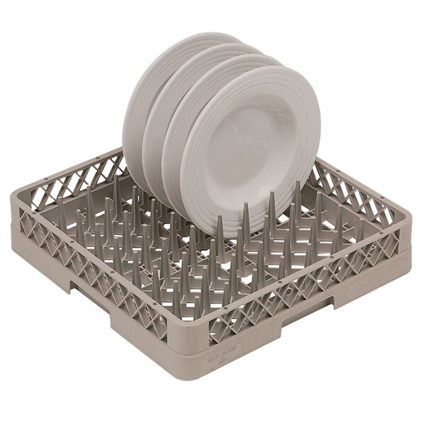 Vollrath TR14 Traex® Beige Full-Size Plate Rack