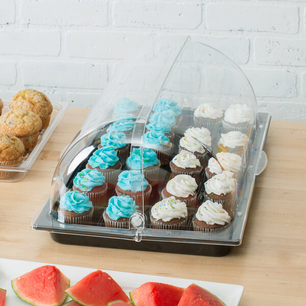 Sample and Display Tray Kit with Black Polycarbonate Tray and Roll Top ...