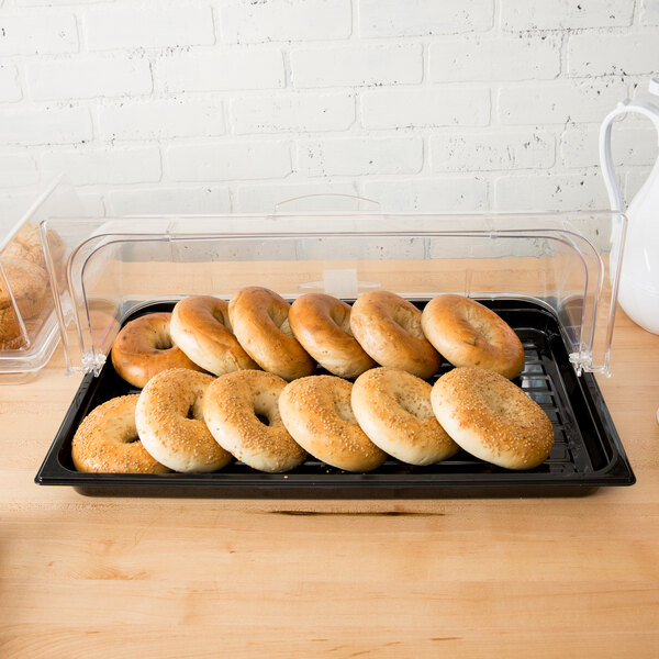 Sample and Display Tray Kit with Black Polycarbonate Tray and Roll Top ...