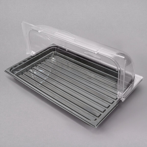 Sample and Display Tray Kit with Black Polycarbonate Tray and Roll Top ...
