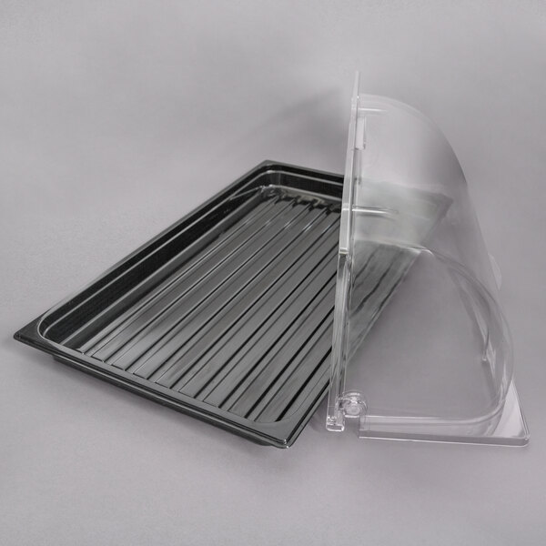 Sample and Display Tray Kit with Black Polycarbonate Tray and Roll Top ...