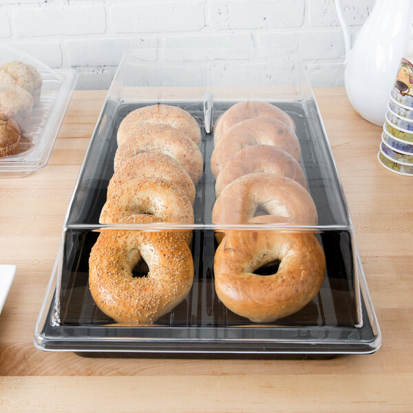 Sample and Display Tray Kit with Black Polycarbonate Tray and Acrylic ...