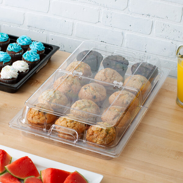 Sample and Display Tray Kit with Clear Polycarbonate Tray and Hinged ...