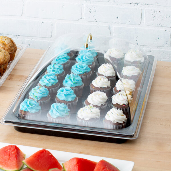 Sample and Display Tray Kit with Black Polycarbonate Tray and Dome ...