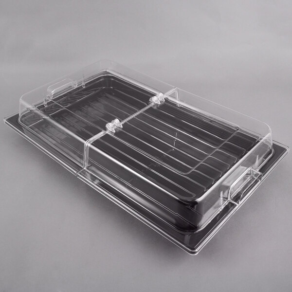 Sample and Display Tray Kit with Black Polycarbonate Tray and Hinged ...