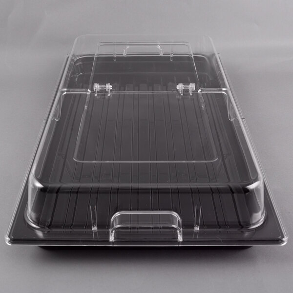 Sample and Display Tray Kit with Black Polycarbonate Tray and Hinged ...