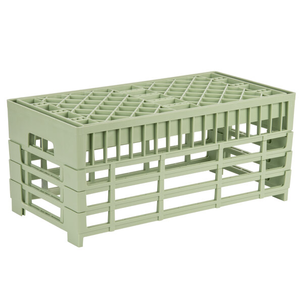 Vollrath 52803 Signature Half-Size Light Green 8 9/16" X-Tall Open Rack