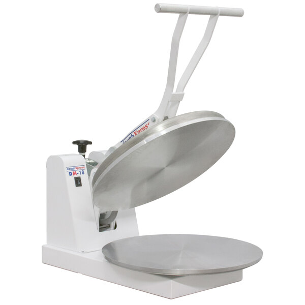 DoughXpress DM-18 18" Manual Clamshell Pizza Dough Press - 240V, 1150W