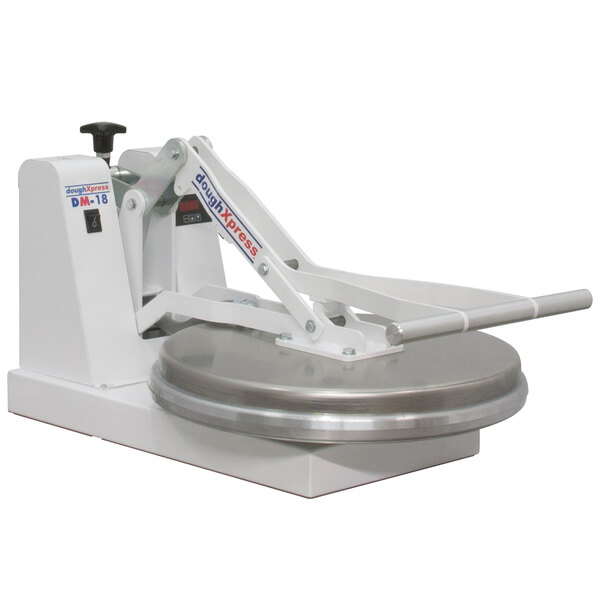 DoughXpress DM-18 18" Manual Clamshell Pizza Dough Press - 240V, 1150W