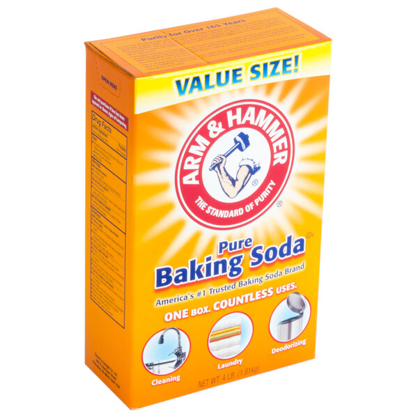 Arm & Hammer Baking Soda - 4 lb. Boxes, 6/Case (24 lbs Total)