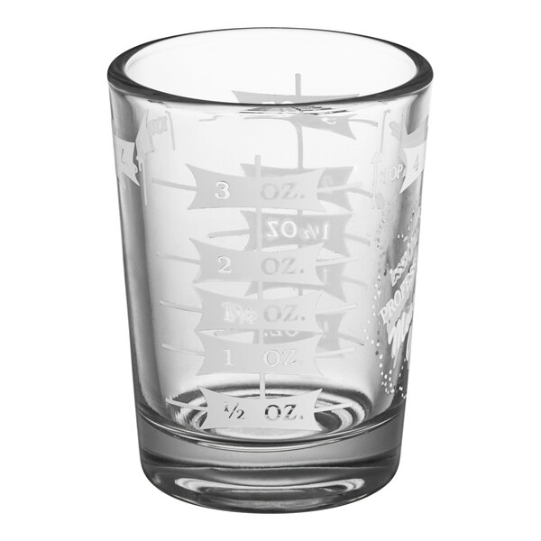 Libbey 5134/1124N 4 oz. Clear Professional Measuring Glass