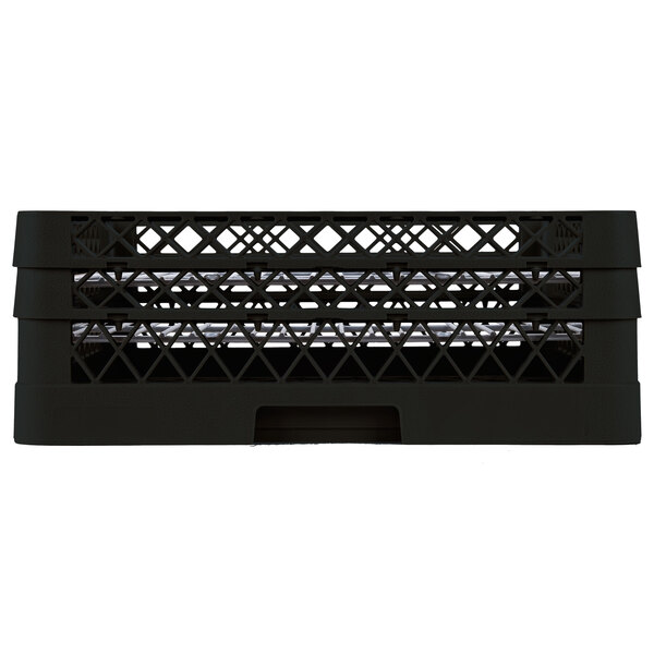 Vollrath PM4806-2 Traex® Plate Crate Black 48 Compartment Plate Rack ...