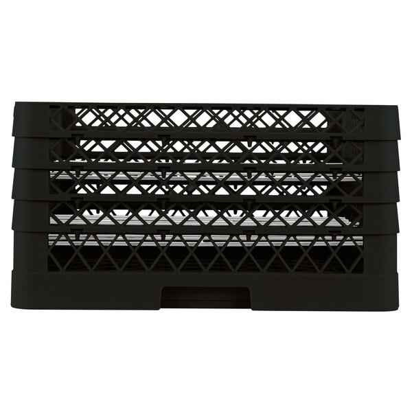Vollrath PM2209-3 Traex® Plate Crate Black 22 Compartment Plate Rack ...