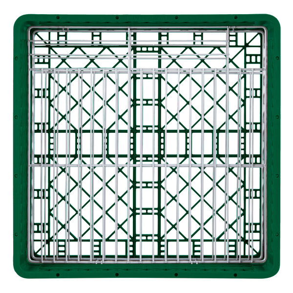 Vollrath PM4407-3 Traex® Plate Crate Green 44 Compartment Plate Rack ...
