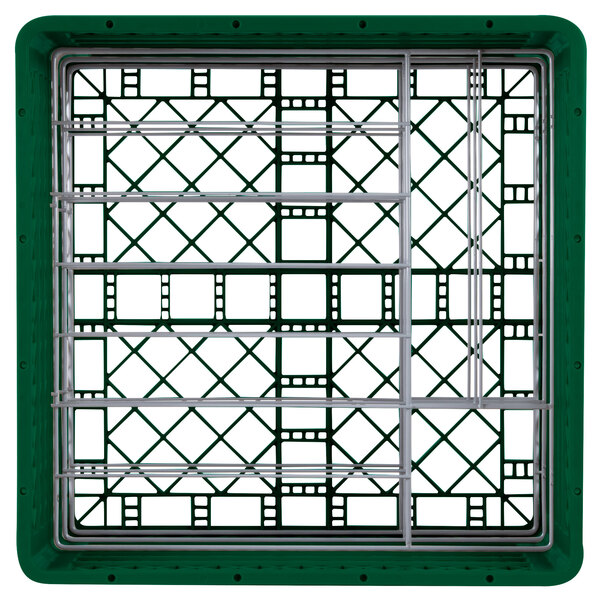 Vollrath PM0912-6 Traex® Plate Crate Green 9 Compartment Plate Rack ...