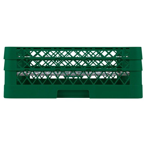Vollrath PM3807-2 Traex® Plate Crate Green 38 Compartment Plate Rack ...