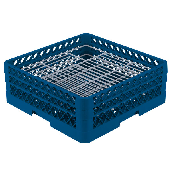Vollrath PM4806-2 Traex® Plate Crate Royal Blue 48 Compartment Plate ...