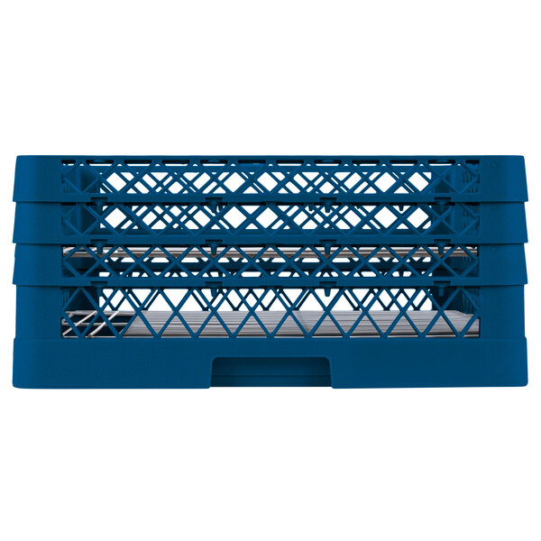 Vollrath PM4407-3 Traex® Plate Crate Royal Blue 44 Compartment Plate ...