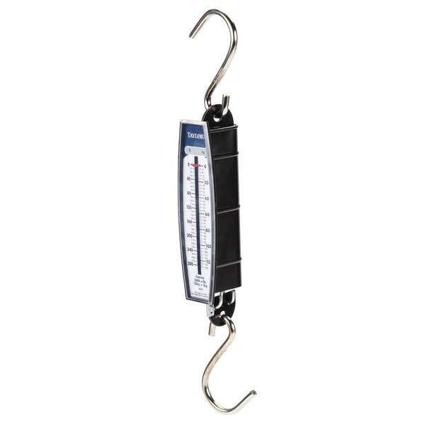 Taylor 3328 Industrial Hanging Spring Scale - 280 lb. x 5 lb.