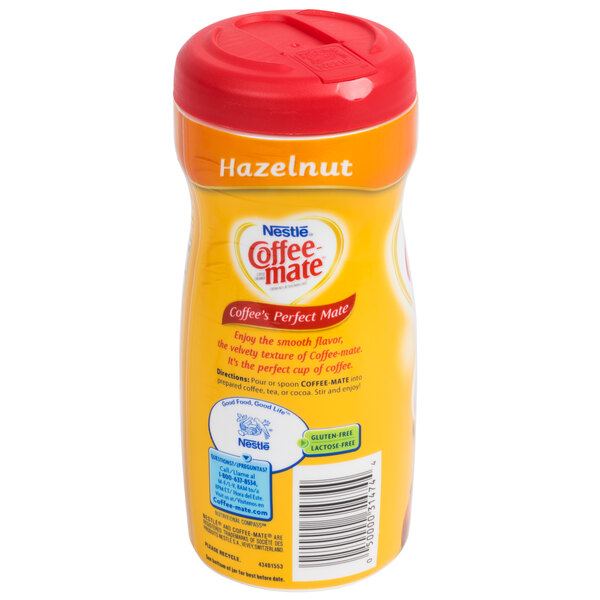 Nestle Coffee-Mate Hazelnut Non-Dairy Coffee Creamer Shaker - 15 oz.