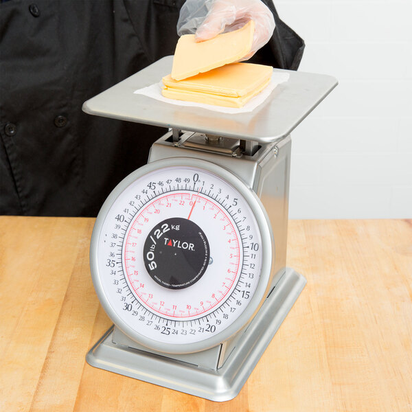 Taylor THD50 50 lb. Heavy Duty Mechanical Portion and Receiving Scale