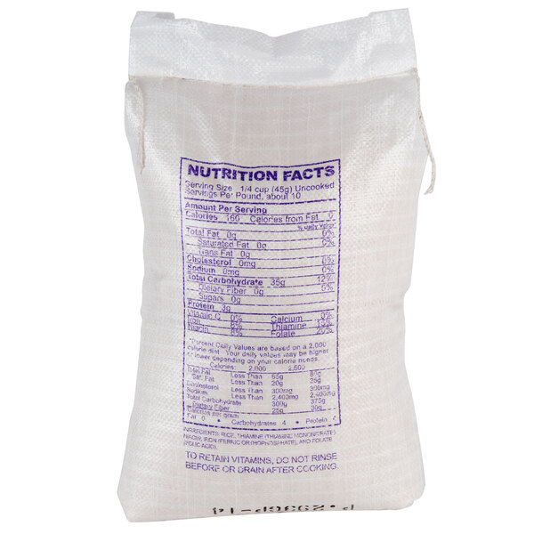 Gulf Pacific White Long Grain Rice - 25 lb.