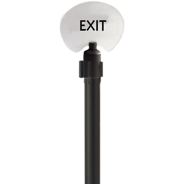 Aarco Oval "Exit" Stanchion Sign FOS-2