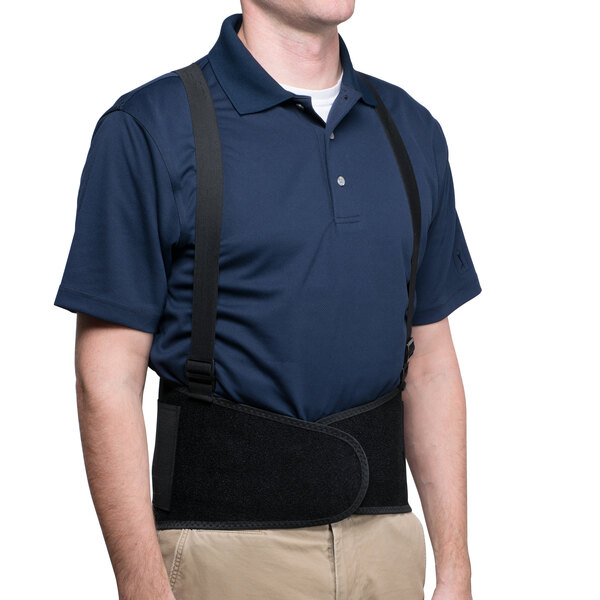 Cordova Black Back Support Belt - Small