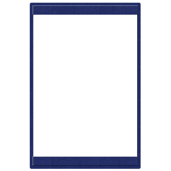 Menu Solutions K22A BLUE K22-Kent 5 1/2" x 8 1/2" Single Panel / Double ...