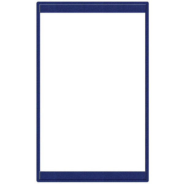 Menu Solutions K22D BLUE K22-Kent 8 1/2" x 14" Single Panel / Double ...