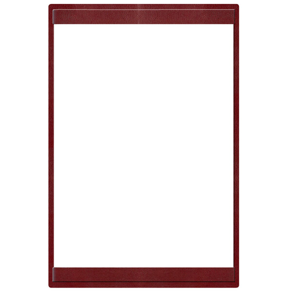 Menu Solutions K22B BURG K22-Kent 5 1/2" x 11" Single Panel / Double ...