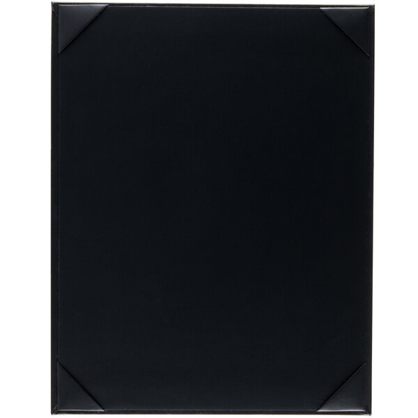 Menu Solutions K111C BK The Kearny Series 8 1/2" x 11" Single Panel ...