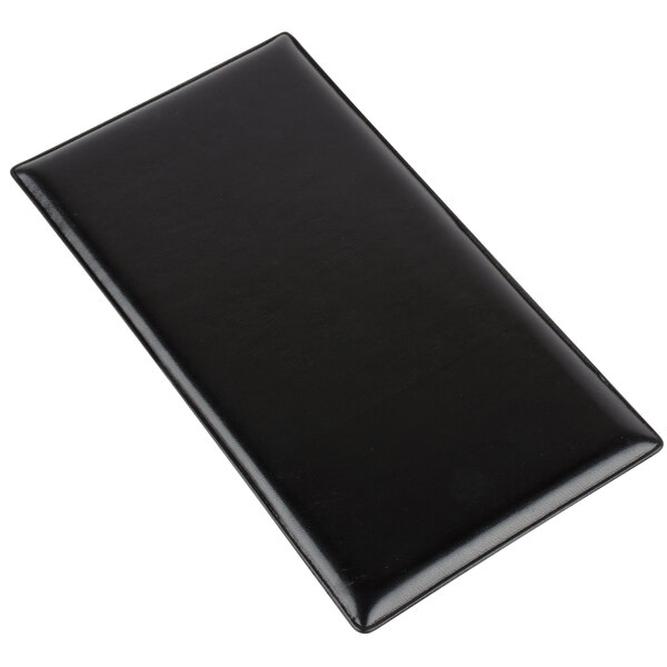 Menu Solutions CPSIN-10 5" x 9" Black Vinyl Single Panel Guest Check ...